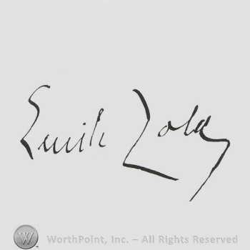 Mark with Signature: Émile Zola. | #551019