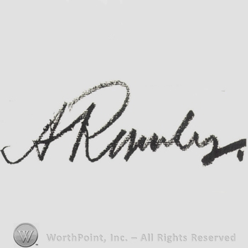 Mark with Signature: Alfred Rosenberg. | #551036