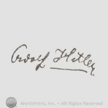 Mark with Signature: Adolf Hitler. | #551038