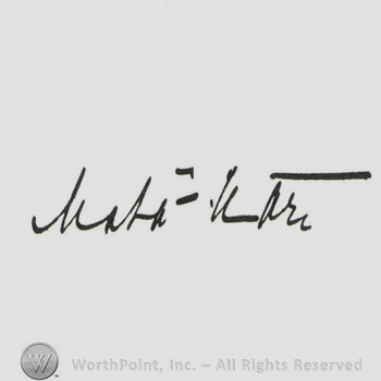 Mark with Signature: Mata Hari. | #551087