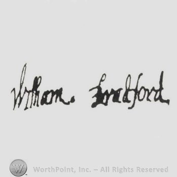 Mark with Signature: William Bradford. | #551091