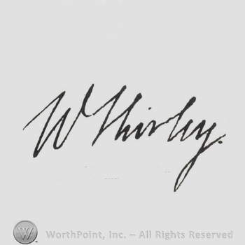 Mark with Signature: William Shirley. | #551092