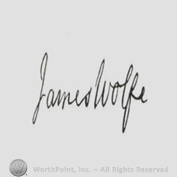 Mark with Signature: James Wolfe. | #551097