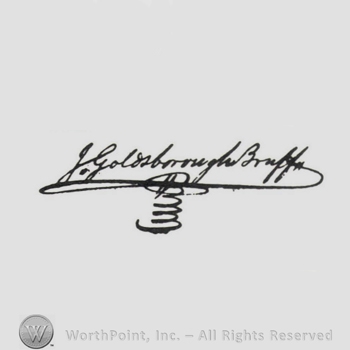 Mark with Signature: Joseph Goldsborough Bruff. | #551100