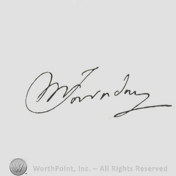 Mark with Signature: Michael Faraday. | #551114