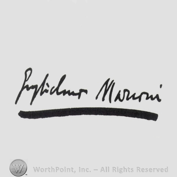 Mark with Signature: Guglielmo Marconi. | #551117