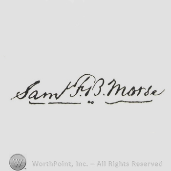 Mark with Signature: Samuel Finley Breese Morse. | #551120