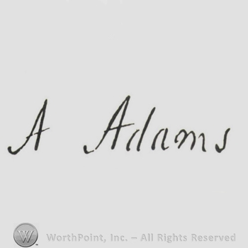 Mark with Signature: Abigail Adams. | #551127