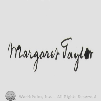 Mark with Signature: Margaret Taylor. | #551132
