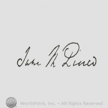 Mark with Signature: Jane Means Appleton Pierce. | #551138