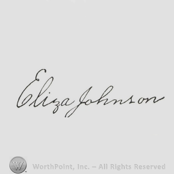 Mark with Signature: Eliza McCardle Johnson. | #551141