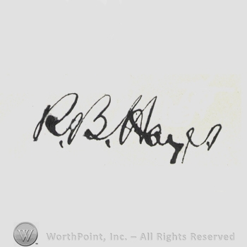 Mark with Signature: Rutherford B. Hayes. | #551161