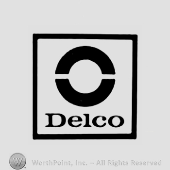 Mark with The word "Delco" close to a circle all | #551312
