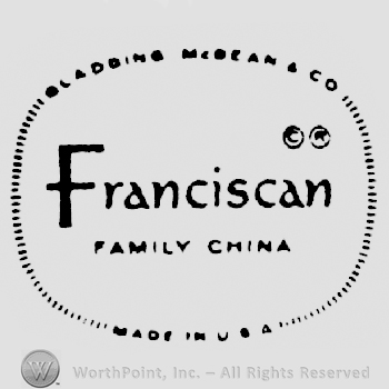 Mark with Gladding McBean & Co. written arched on | #5591