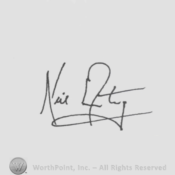Mark with Signature: Neil Armstrong. | #561930