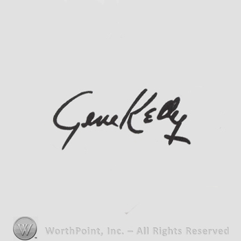 Mark with Signature: Gene Kelly. | #561948
