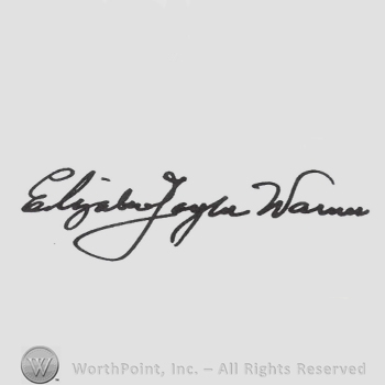 Mark with Signature: Elizabeth Taylor. | #561954