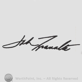 Mark with Signature: John Travolta. | #561955