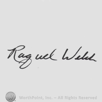 Mark with Signature: Raquel Welch. | #561958