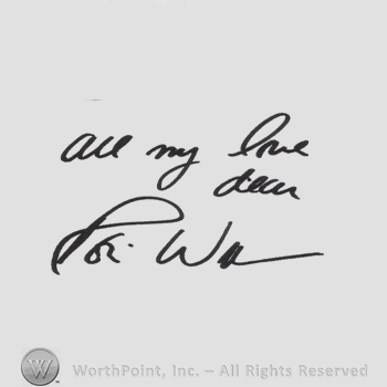 Mark with Signature: Robin Williams. | #561959