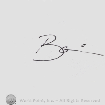 Mark with Signature: David Bowie. | #561962