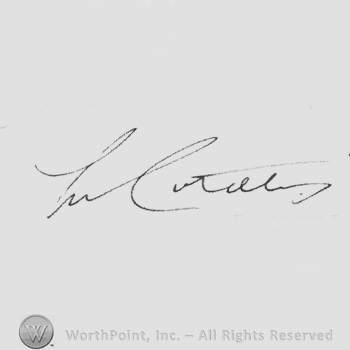 Mark with Signature: Lou Costello. | #561982