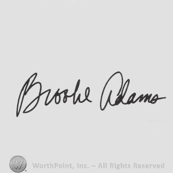Mark with Signature: Brooke Adams. | #561984