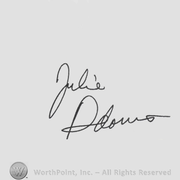 Mark with Signature: Julie Adams. | #561988