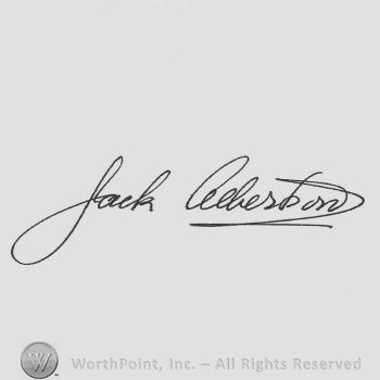 Mark with Signature: Jack Albertson. | #561996
