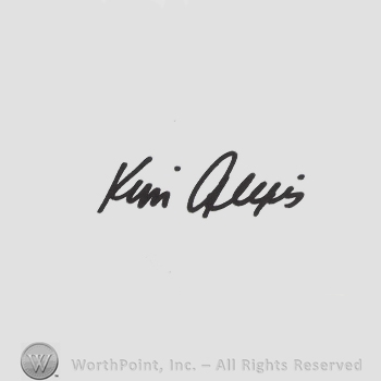 Mark with Signature: Kim Alexis. | #561997