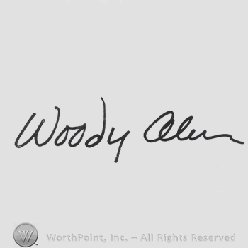 Mark with Signature: Woody Allen. | #562003