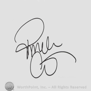 Mark with Signature: Pamela Anderson. | #562011