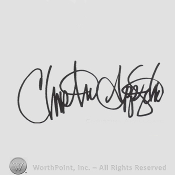 Mark with Signature: Christina Applegate. | #562016