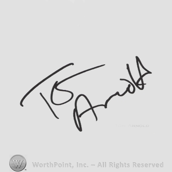 Mark with Signature: Tom Arnold. | #562025