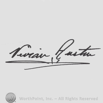 Mark with Signature: Vivian Austin. | #562036