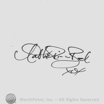 Mark with Signature: Catherine Bach. | #562043