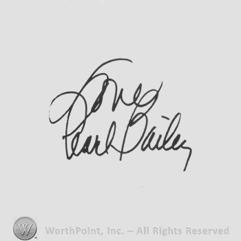 Mark with Signature: Pearl Bailey. | #562047