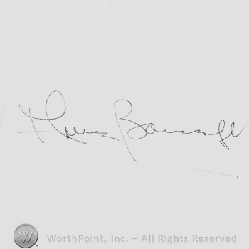 Mark with Signature: Anne Bancroft. | #562056