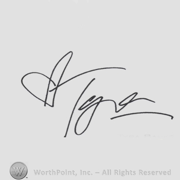 Mark with Signature: Tyra Banks. | #562057