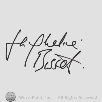 Mark with Signature: Jacqueline Bisset. | #562096