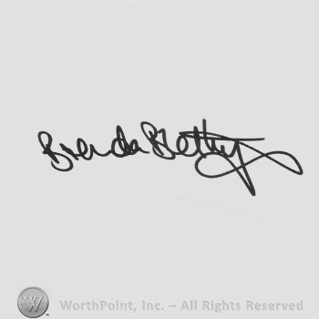 Mark with Signature: Brenda Blethyn. | #562105