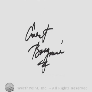 Mark with Signature: Ernest Borgnine. | #562117