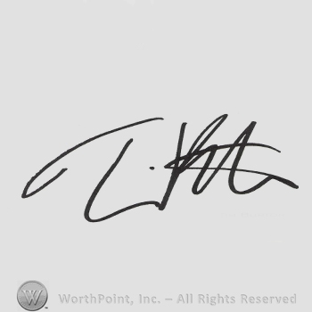 Mark with Signature: Tim Burton. | #562158