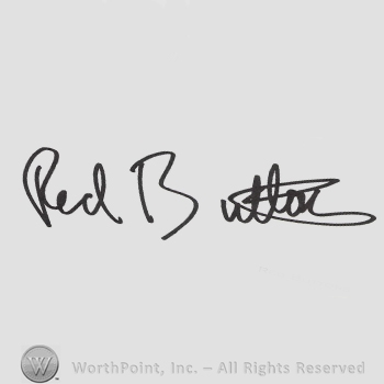 Mark with Signature: Red Buttons. | #562161