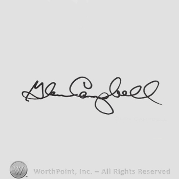 Mark with Signature: Glen Campbell. | #562172