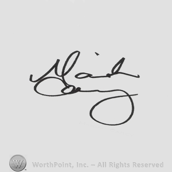 Mark with Signature: Mariah Carey. | #562179
