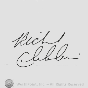 Mark with Signature: Richard Chamberlain. | #562191