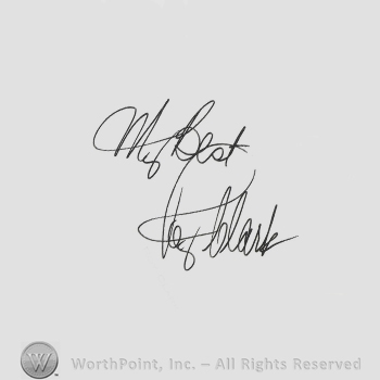 Mark with Signature: Roy Clark. | #562203