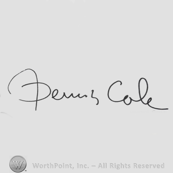 Mark with Signature: Dennis Cole. | #562213