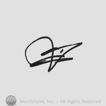 Mark with Signature: David Copperfield. | #562232
